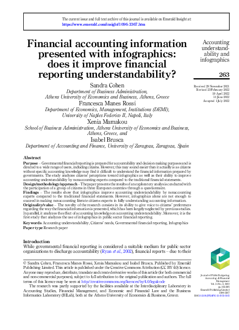 (PDF) Financial accounting information presented with infographics ...