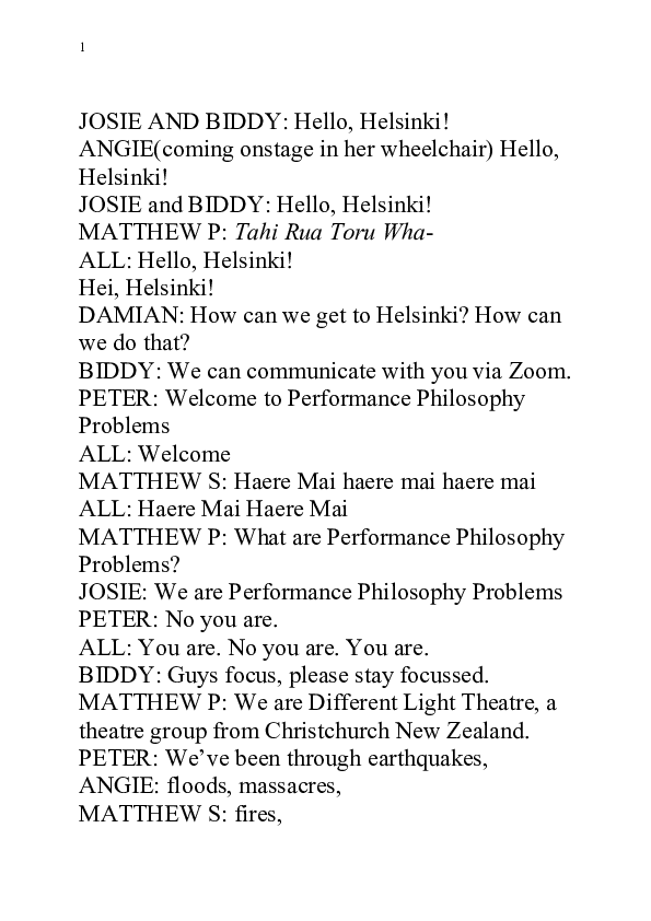 (DOC) The Journeys of Different Light, ADSA conference performance script