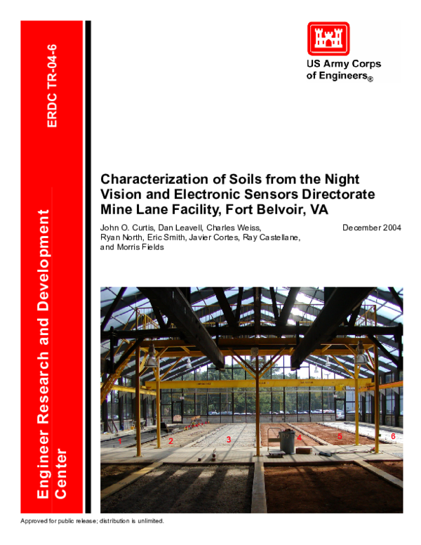 (PDF) Characterization of Soils from the Night Vision and Electronic ...