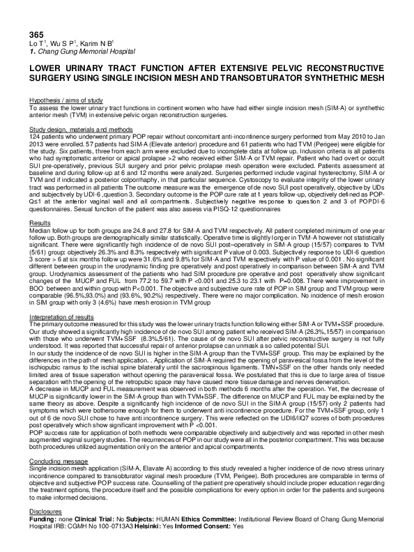 (PDF) Lower urinary tract function after extensive pelvic ...
