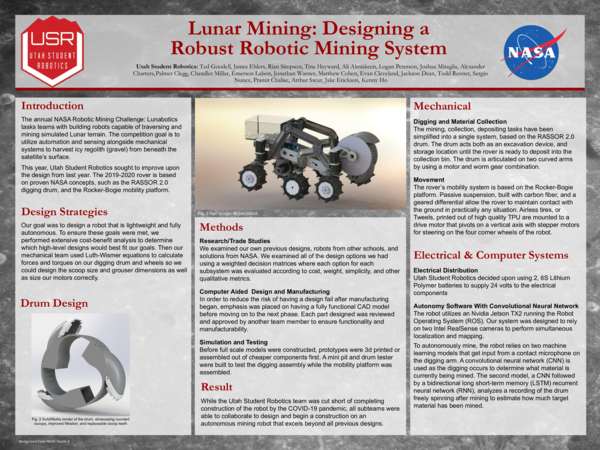 (PDF) Lunar Mining: Designing a Robust Robotic Mining System