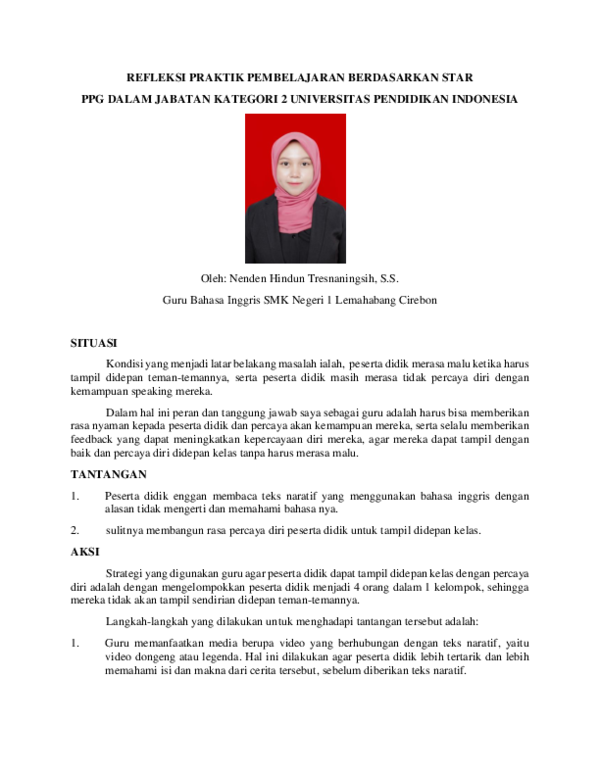 (PDF) Best Practice metode STAR