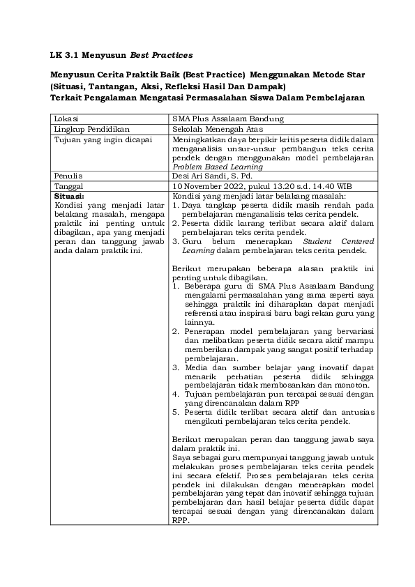 (PDF) Menyusun Best Practice