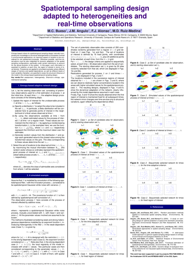 (PDF) Spatiotemporal sampling design adapted to heterogeneities and ...