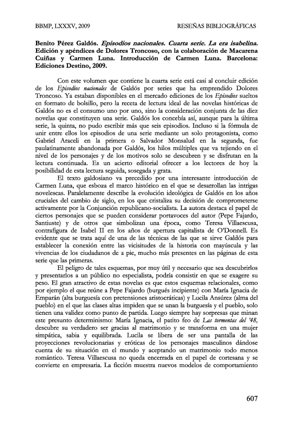 (PDF) Benito Pérez Galdós. “Episodios nacionales. Cuarta serie. La era ...