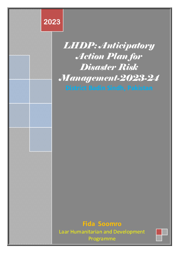 (PDF) LHDP: Anticipatory Action Plan for Disaster Risk Management-2023-24