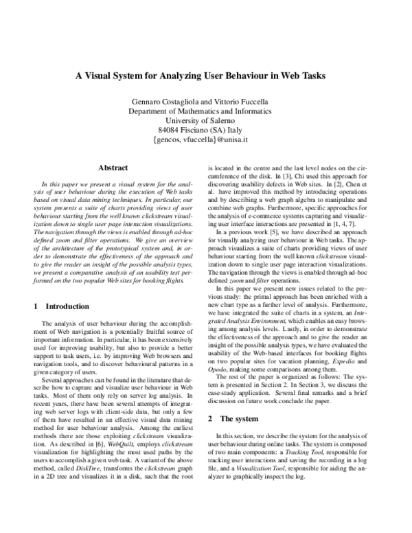 (PDF) A visual system for analyzing user behaviour in web tasks