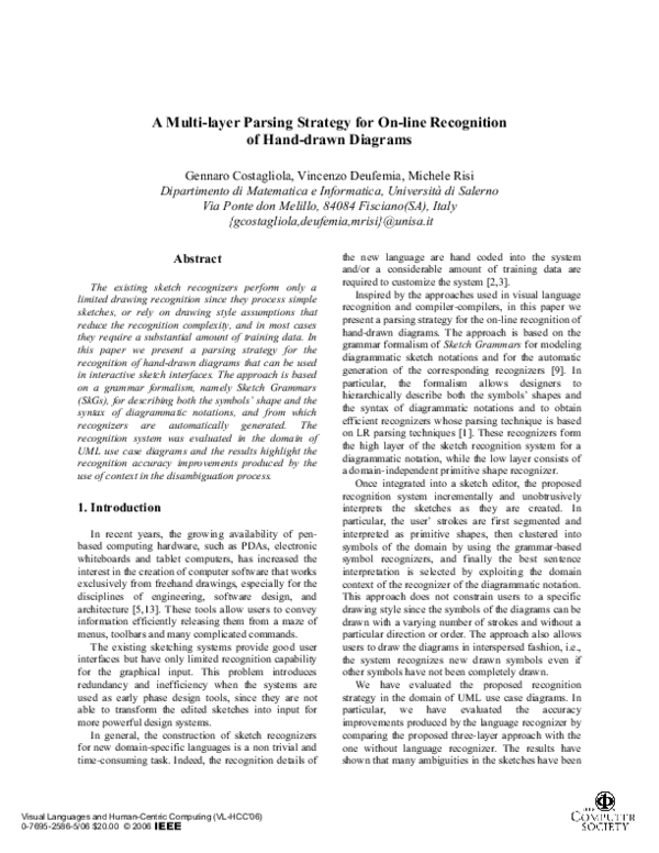 Pdf A Multi Layer Parsing Strategy For On Line Recognition Of Hand Drawn Diagrams