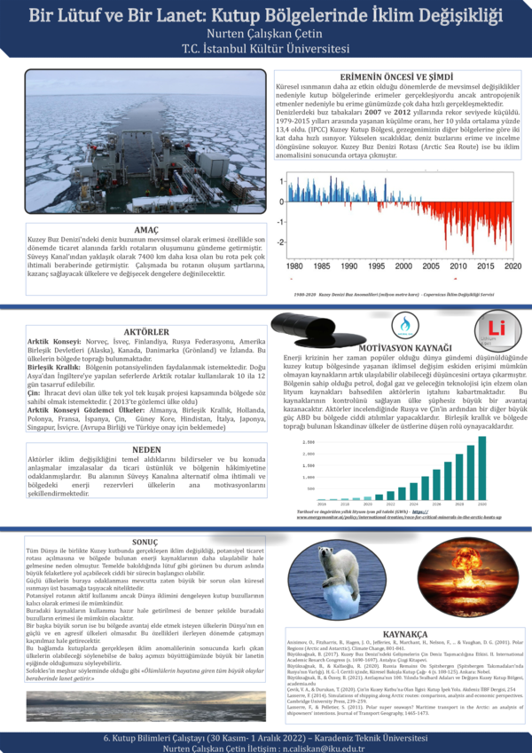 (PPT) Kuzey Kutbunda İklim Değişikliği Poster Sunum