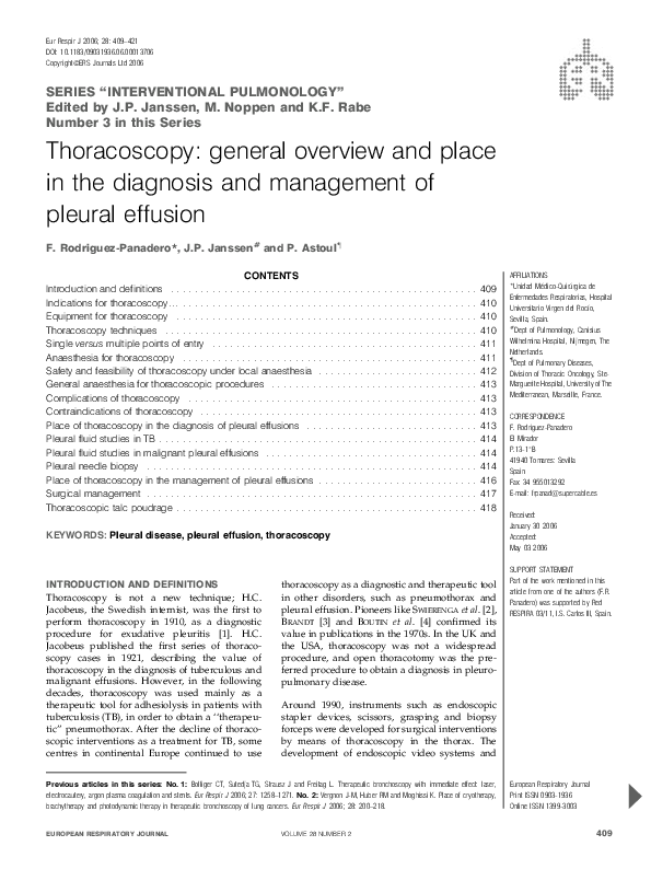 (PDF) SERIES ''INTERVENTIONAL PULMONOLOGY'' Edited by J.P. Janssen, M ...