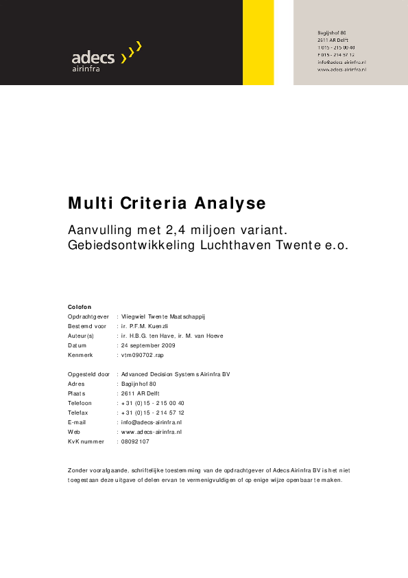(PDF) Multi-Criteria Analyse