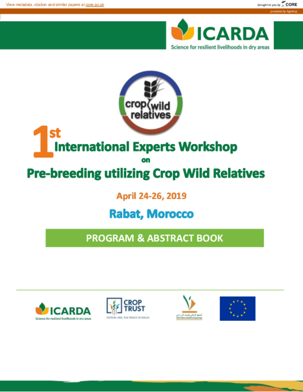 (PDF) The magic of crop wild relatives in durum wheat breeding