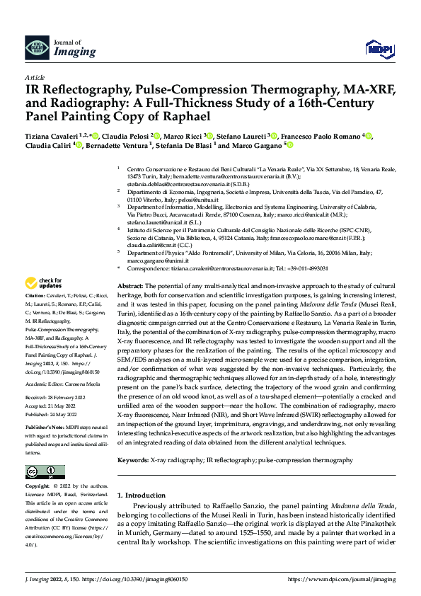 (PDF) IR Reflectography, Pulse-Compression Thermography, MA-XRF, and ...