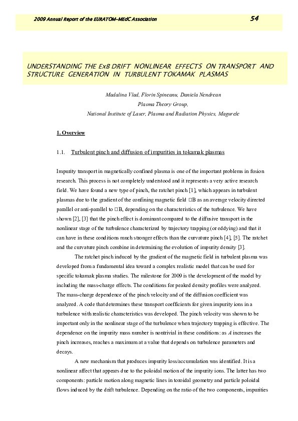 (PDF) 2009 Annual Report of the EURATOM-MEdC Association 54 ...