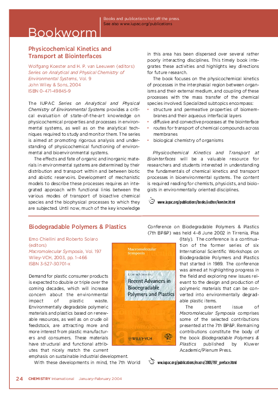 (PDF) Biodegradable Polymers & Plastics