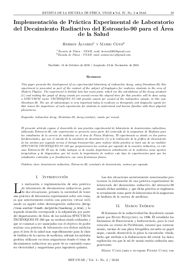(PDF) Implementación de Práctica Experimental de Laboratorio del ...