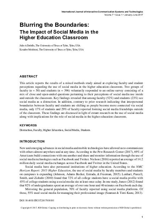 (PDF) Blurring the Boundaries