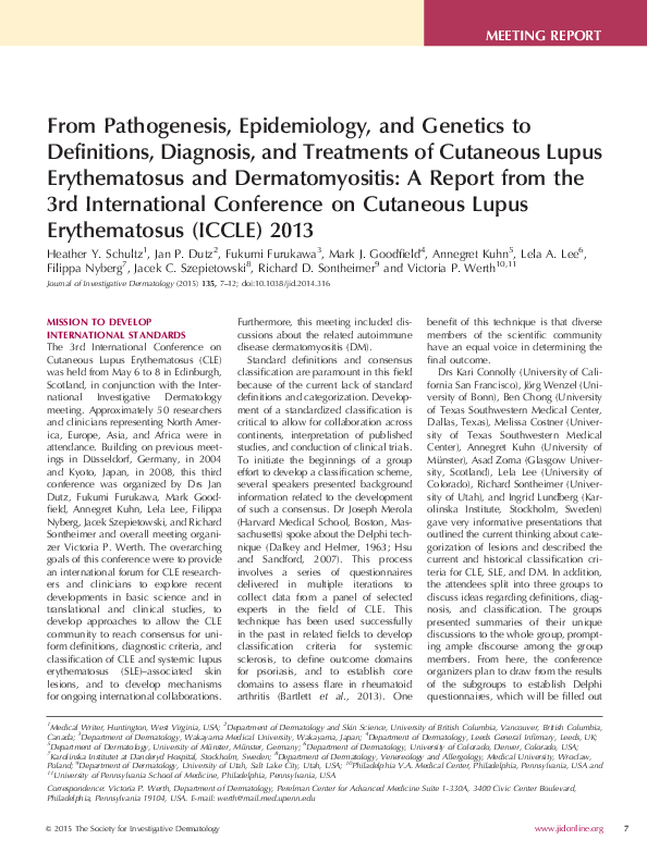 (PDF) From pathogenesis, epidemiology, and genetics to definitions, diagnosis, and treatments of ...