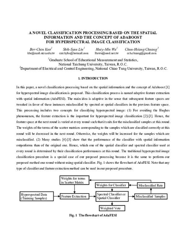 (PDF) A novel classification processing based on the spatial information and the concept of ...