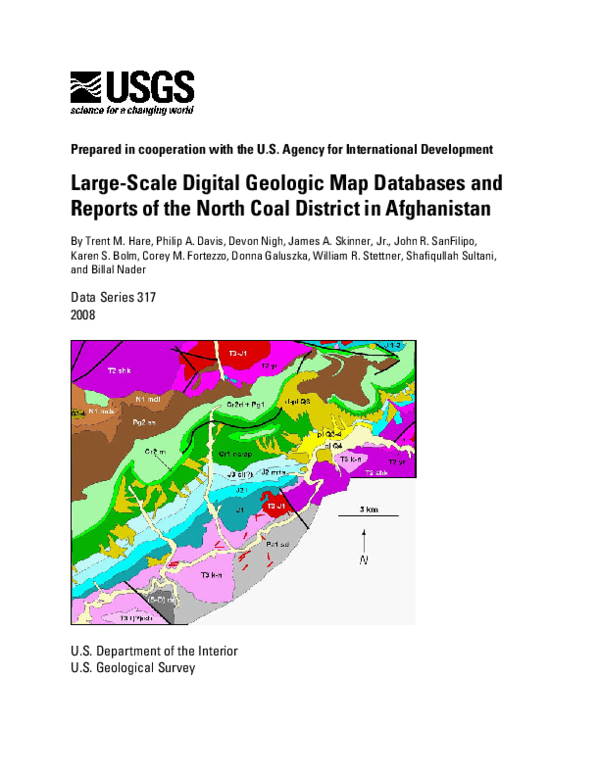 (PDF) Large-Scale Digital Geologic Map Databases and Reports of the North Coal District in ...