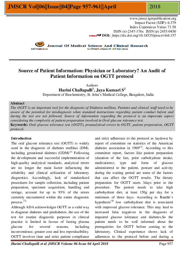 Source of Patient Information: Physician or Laboratory? An Audit of ...