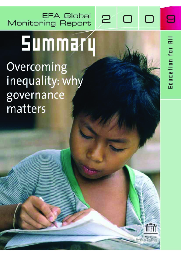 (PDF) The EFA Global Monitoring Report Team