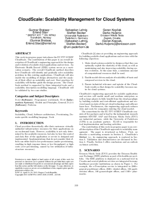 (PDF) CloudScale