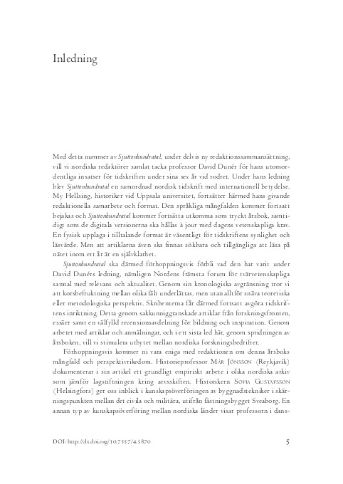 (PDF) Inledning