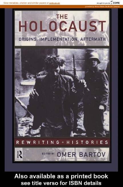 (PDF) Bartov on Holocaust