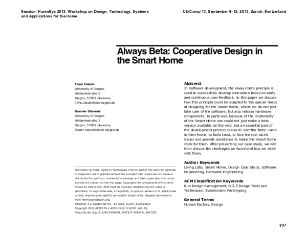(PDF) Always beta