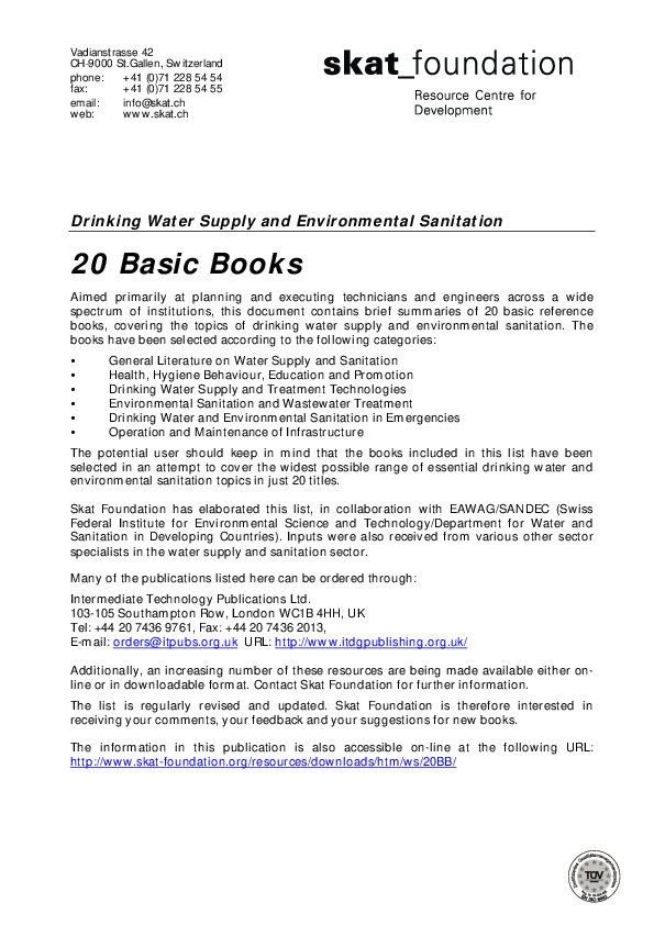 (PDF) Engineering in Emergencies