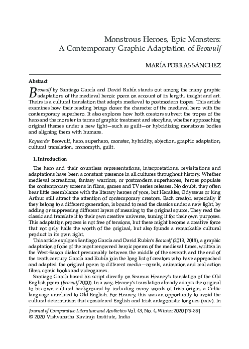 (PDF) Monstrous Heroes, Epic Monsters: A Contemporary Graphic ...