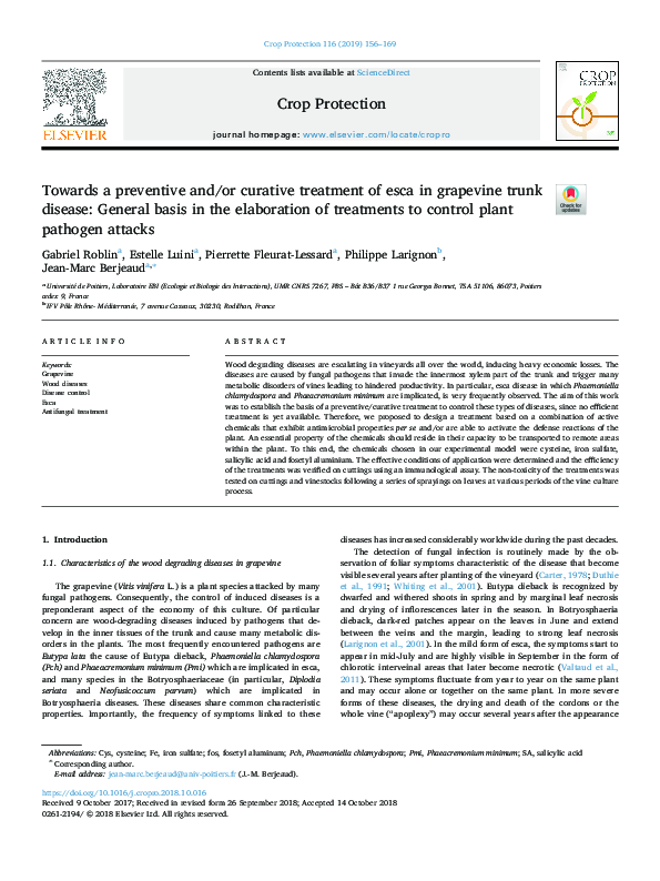 (PDF) Towards a preventive and/or curative treatment of esca in ...