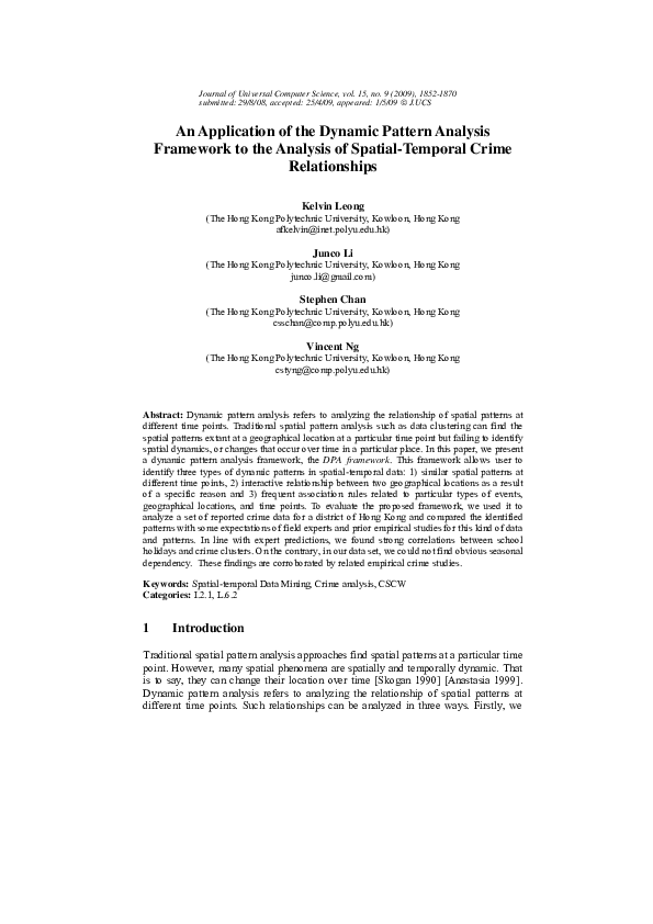 Pdf An Application Of The Dynamic Pattern Analysis Framework To The 8147
