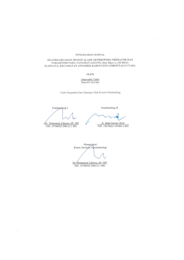 (PDF) KEANEKARAGAMAN MUSUH ALAMI ARTHROPODA PREDATOR DAN PARASITOID ...