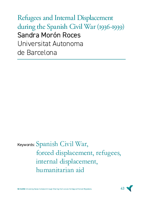 (PDF) Refugees and Internal Displacement during the Spanish Civil War ...