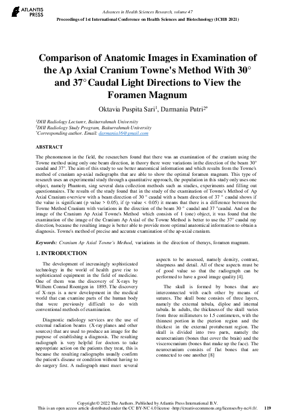 (PDF) Comparison of Anatomic Images in Examination of the Ap Axial ...