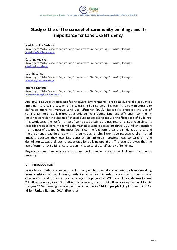 (PDF) Study of the of the concept of community buildings and its ...