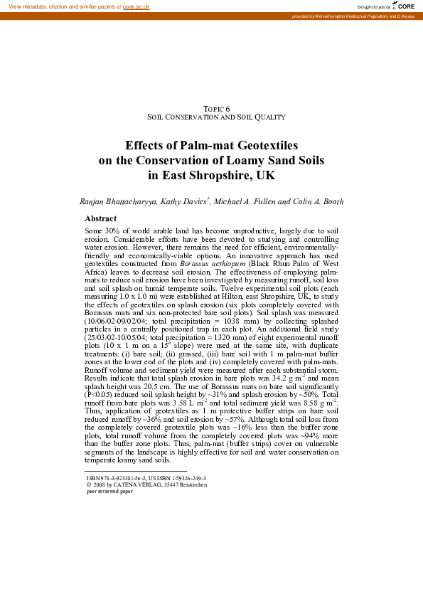 (PDF) Advances in GeoEcology