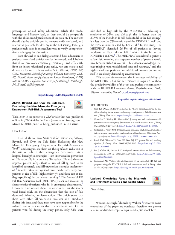 (PDF) Above, Beyond, and Over the Side rails: Evaluating the New ...