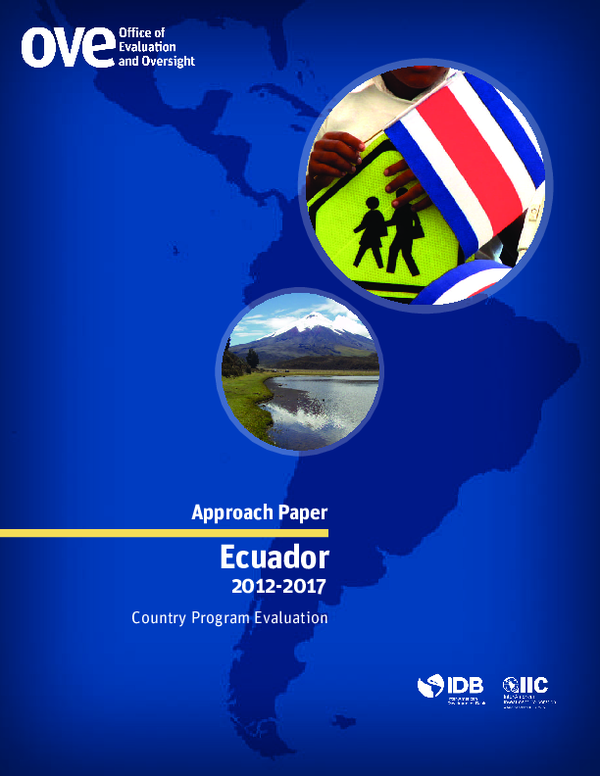 (PDF) Approach Paper: Country Program Evaluation Ecuador 2012-2017