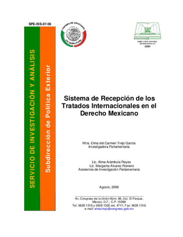 (PDF) Alcances y limitaciones de la implementación de los mandatos ...