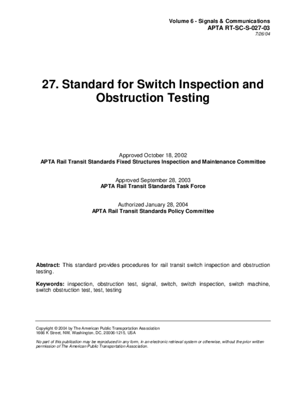 (PDF) Volume 6-Signals & Communications APTA Rail Transit Standards ...