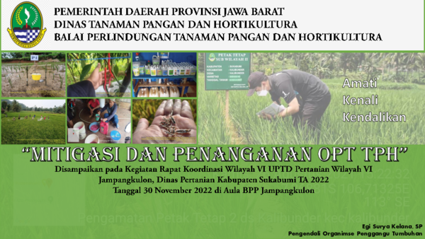 (PDF) MITIGASI DAN PENANGANAN OPT TPH 1