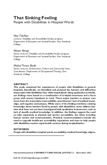 (PDF) That Sinking Feeling