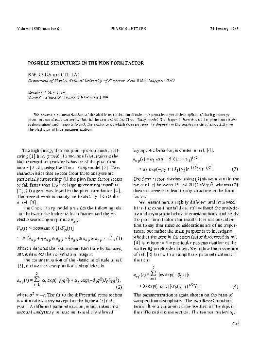 (PDF) Possible structures in the pion form factor