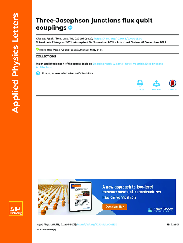(PDF) Three-Josephson junctions flux qubit couplings