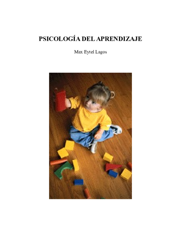 (PDF) PSICOLOGÍA DEL APRENDIZAJE