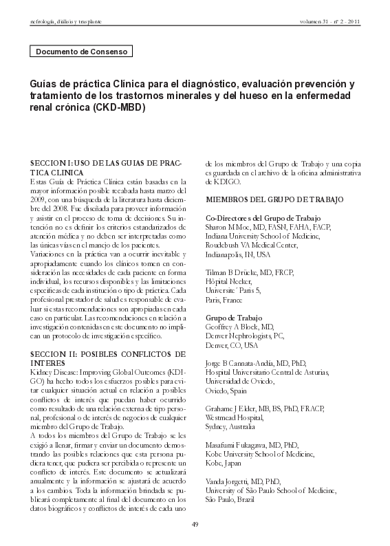 (PDF) KDIGO Guía de Práctica Clínica para el Diagnóstico, Evaluación, Prevención y Tratamiento ...