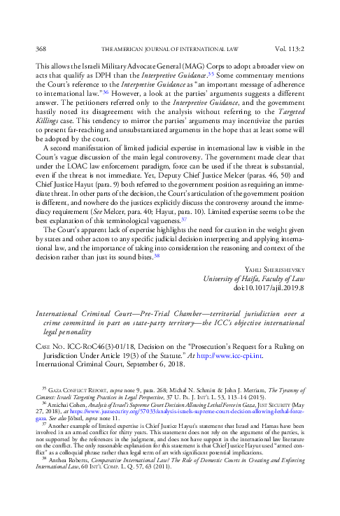 (PDF) Case No. ICC-RoC46(3)-01/18